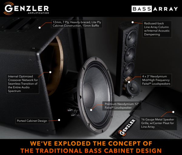 Bass Array 12-3 STR - Genzler Amplification